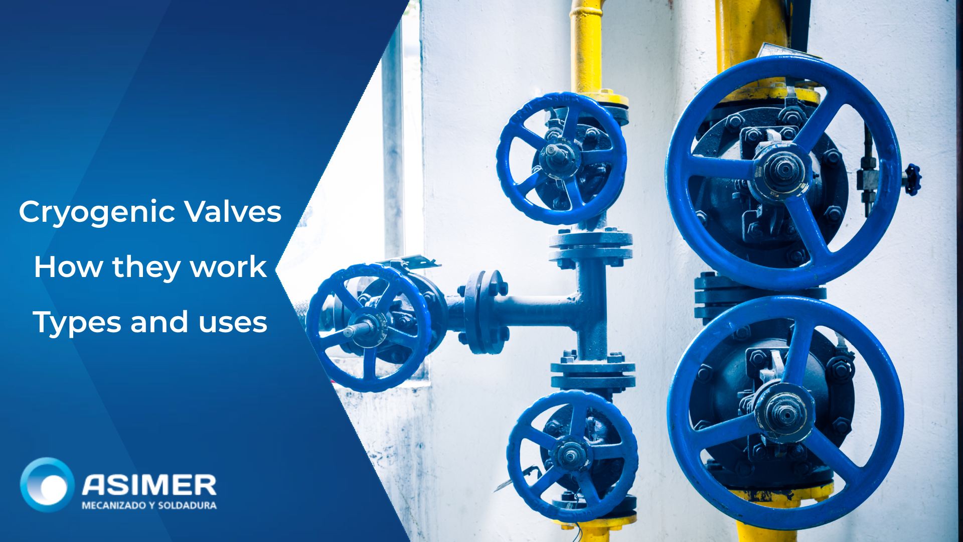 Cryogenic valves, how they work. Types and uses. - Asimer Group