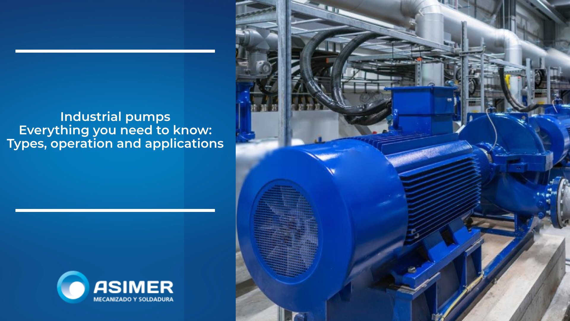 Types of industrial pumps - Asimer Group